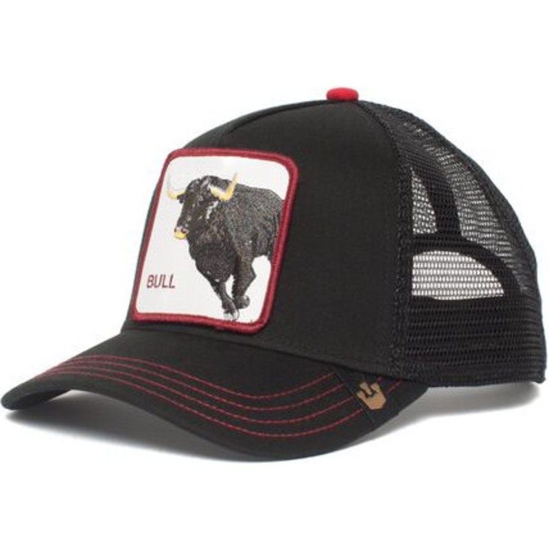 Czapka trucker czarna byk Bull Honky Goorin Bros.: Caphunters.lt